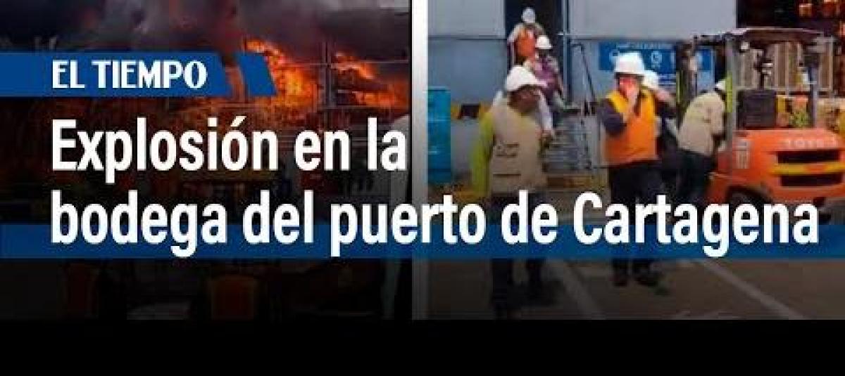 Video de la explosión y grave incendio en la bodega de Contecar en ...