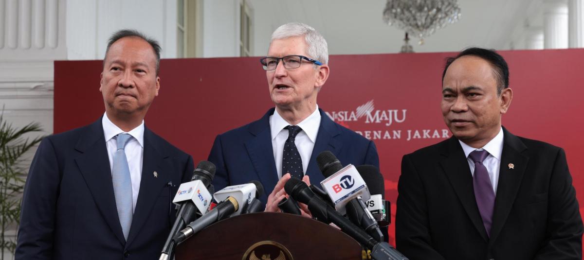 Visita de Tim Cook, de Apple, a Indonesia: se reúne con el presidente ...