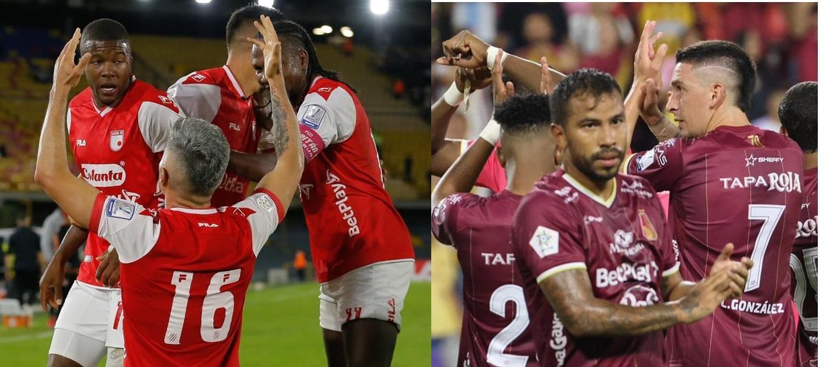 Santa Fe y Tolima le agregan picante al grupo B de Liga: tabla de ...