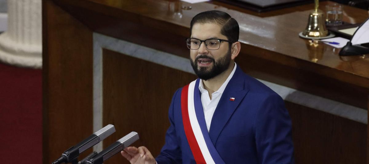 Gabriel Boric, presidente de Chile, sorprendido de que haya países en ...