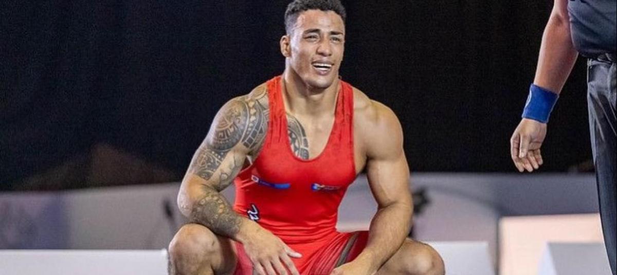 Las batallas de Alexis Cuero, el luchador de Colombia en los Juegos ...
