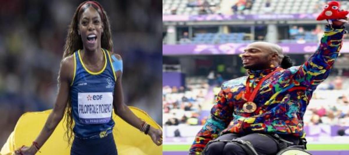 Karen Palomeque y Mauricio Valencia: estrellas de Colombia en la lluvia ...