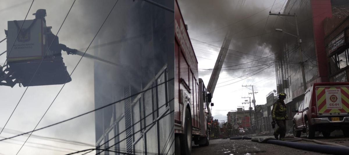 Fotos| Reportan grave incendio en Bogotá: nube de humo cubre el centro ...