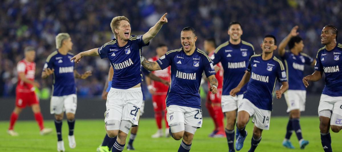 Millonarios le gana 1-0 a Santa Fe con gol de Andrés Llinás; siga acá ...