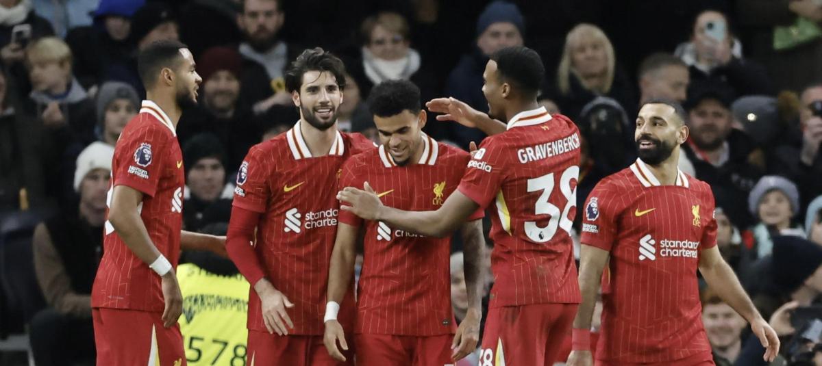 Liverpool y Luis Díaz pasarán la Navidad como líderes: tabla de ...