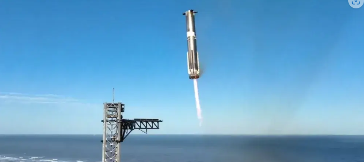 SpaceX recupera el propulsor SuperHeavy, pero el Starship sufre una ...