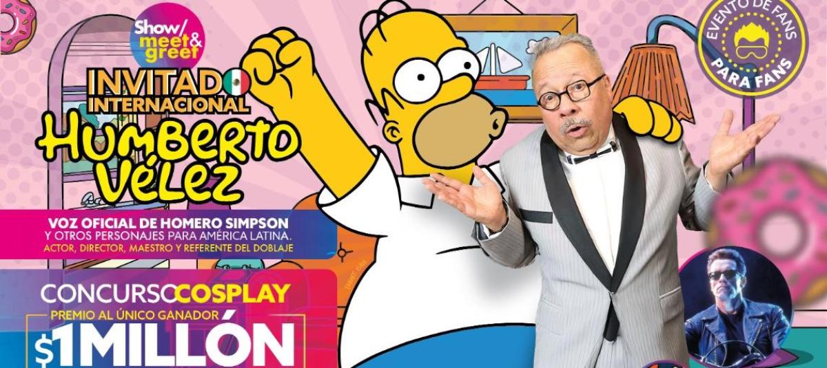 Humberto Vélez, la voz de Homero Simpson, estará en la Lupicon 2025