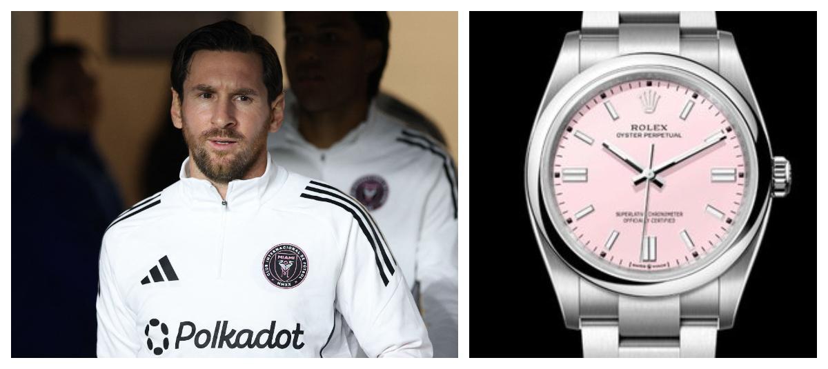 ¿Cuánto vale el Rolex de Messi con los colores del Inter de Miami ...