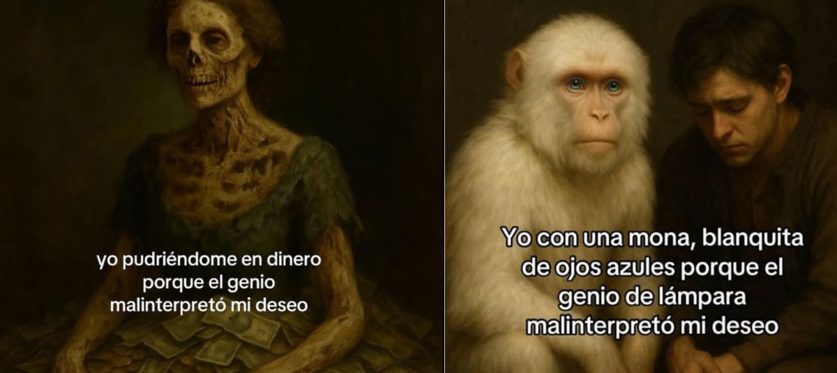 Los memes del 'genio de la lámpara', la tendencia con IA para hacer los ...