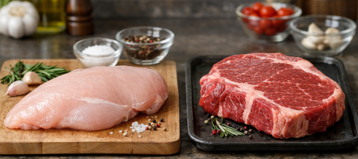 ¿El pollo es más saludable que la carne de res? Nuevo estudio reabre el ...