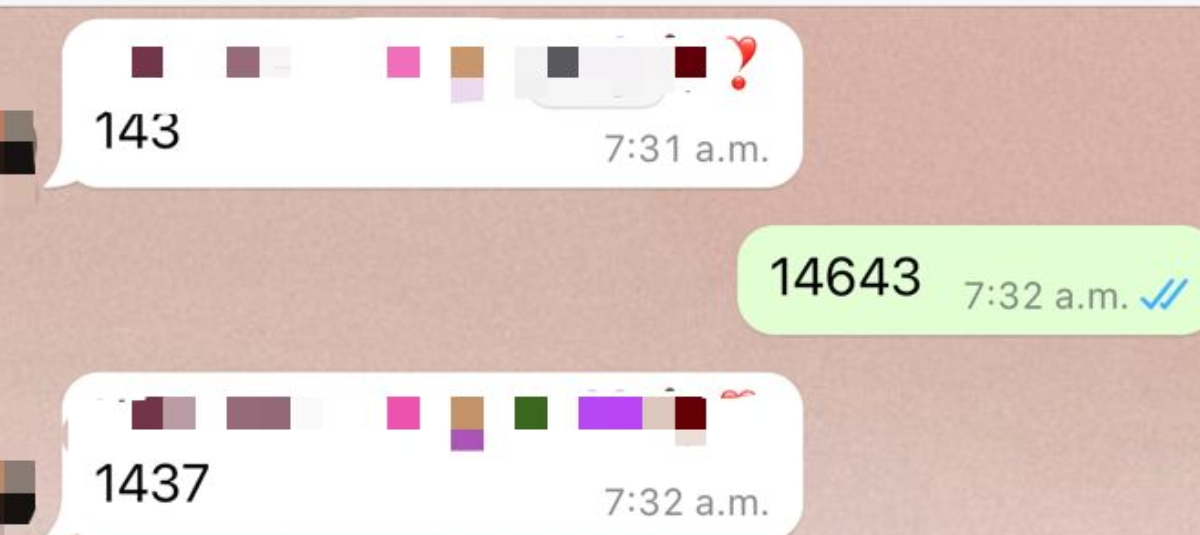 El misterioso mensaje en clave de los jóvenes: 14643 ¿Qué significa?