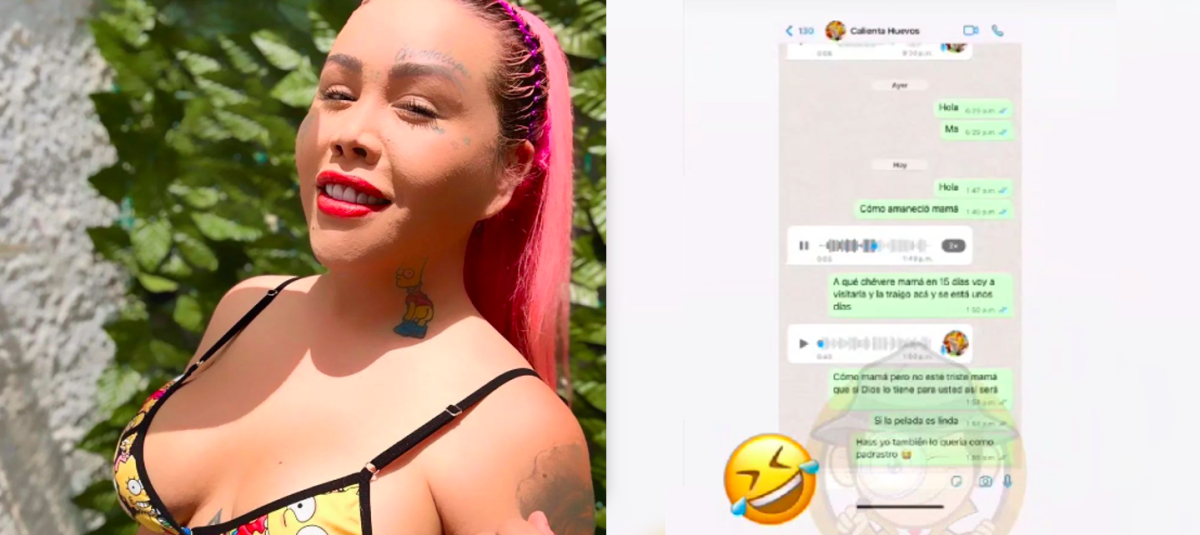 La mamá de Yina Calderón lloró al reaccionar al noviazgo de Jhonny Rivera