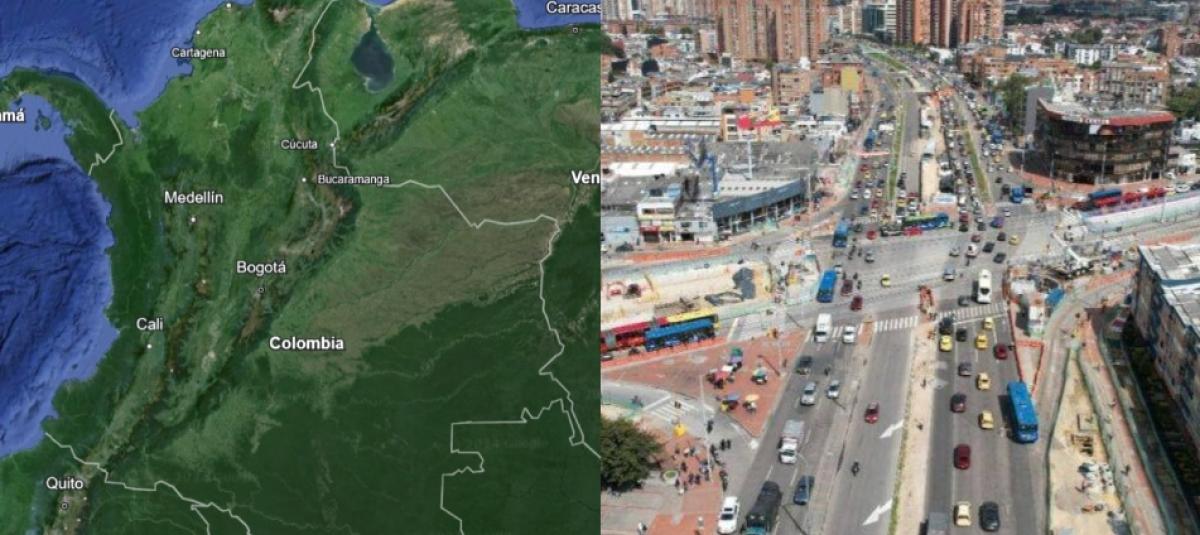 Así se ven desde el espacio estas 10 capitales de Colombia