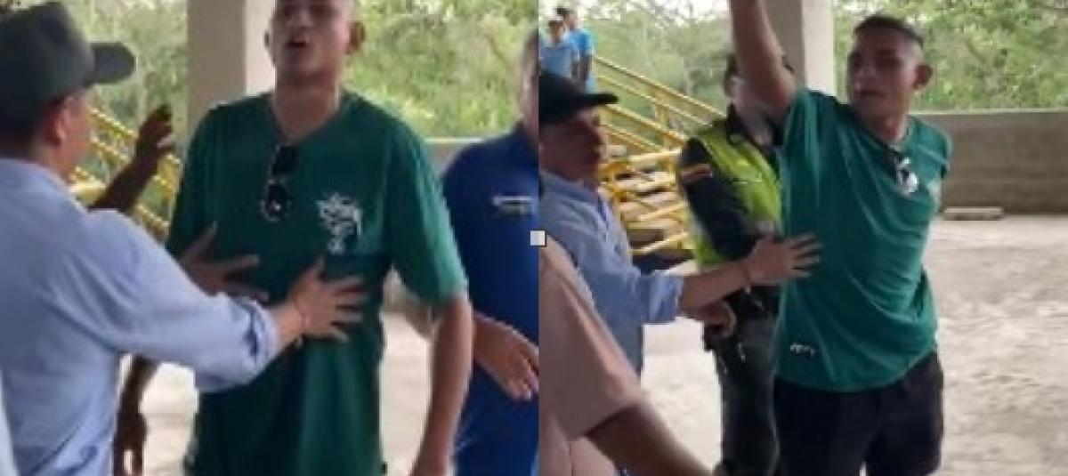 Video | Oscar Vanegas no se contuvo: instante del fuerte altercado del jugador de Jaguares con ...