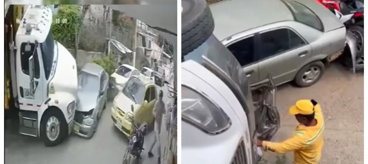 Video | Impactante accidente de tránsito: un camión recolector de ...