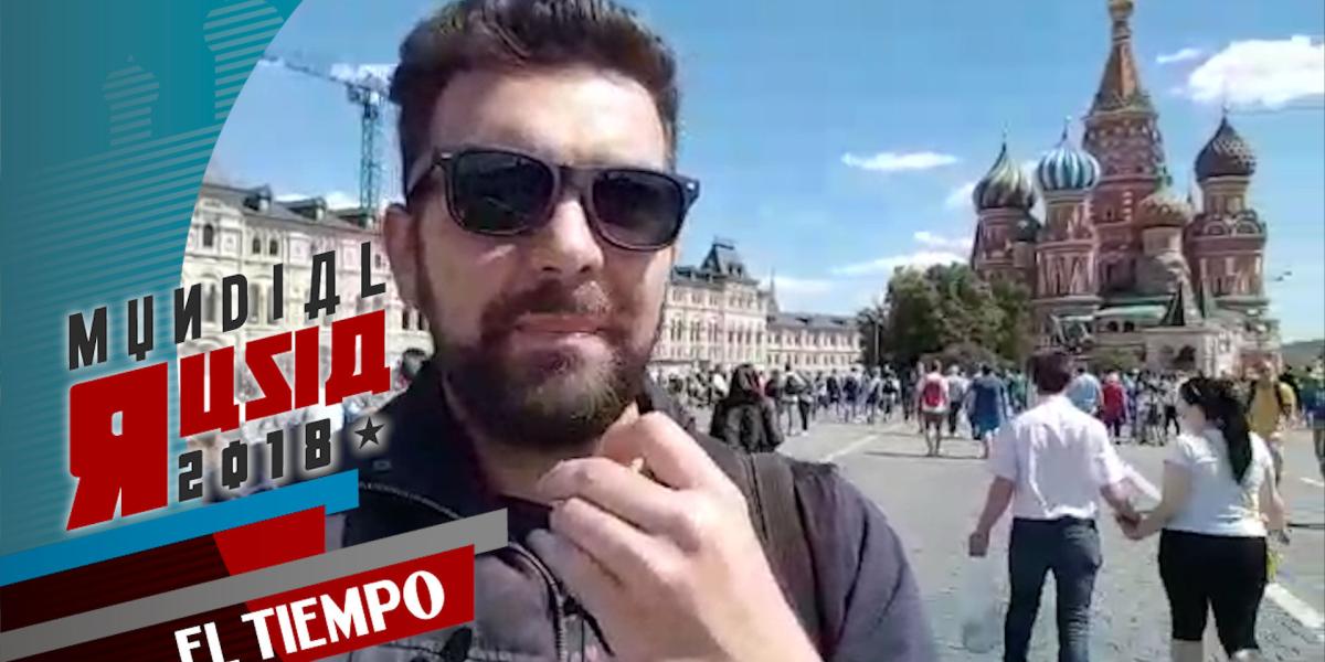 Plaza Roja de Moscú en mundial de Rusia 2018