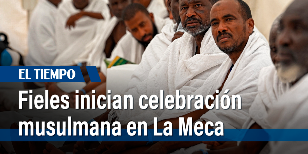 Millones de fieles inician el Hach en la Meca bajo el calor de Arabia Saudí