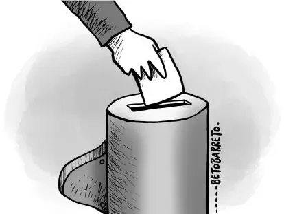 Apuntando a las elecciones - Caricatura de Beto Barreto