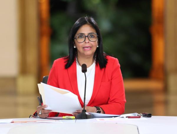 Vicepresidenta Delcy Rodríguez entrega 'decreto de conmoción exterior ...