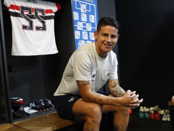 James Rodríguez no convence: mala nota en Sao Paulo tras juego opaco ...