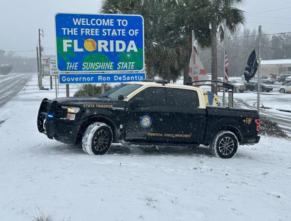 Florida: las impactantes imágenes de cómo cayó nieve en plena playa del ...