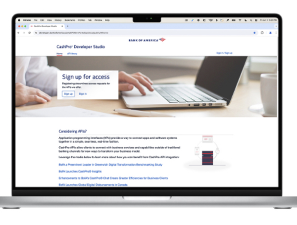Cada vez más personas usan esta plataforma de Bank of America porque ...