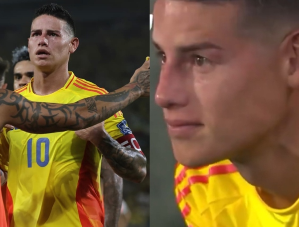 Así reaccionó James Rodríguez tras la clasificación de la Selección ...