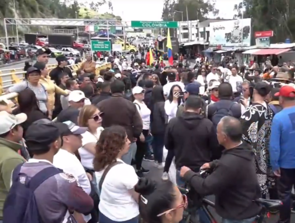 Con una movilización pacífica en la frontera, representantes gremiales ...