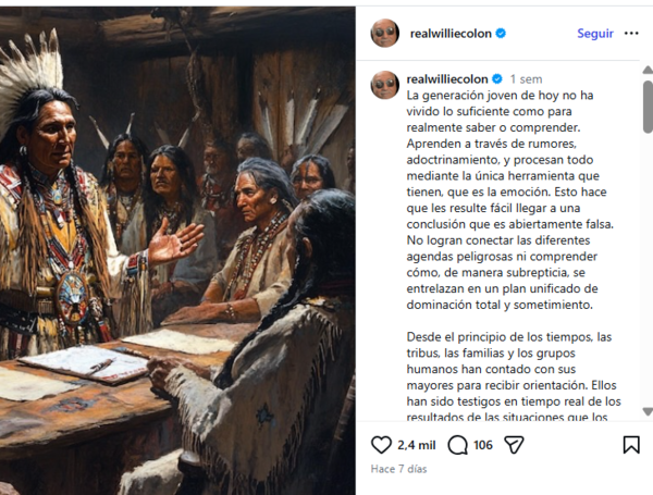 La última reflexión de Willie Colón antes de morir: ‘La generación ...