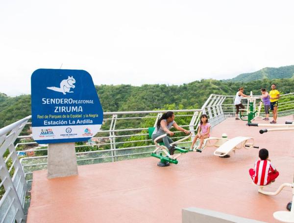 Inauguran sendero peatonal del cerro Ziruma en Santa Marta