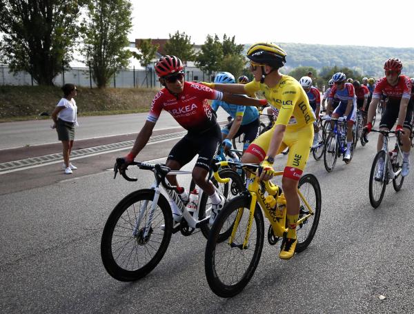 Tadej Pogacar describe a los ciclistas colombianos Nairo Quintana y ...