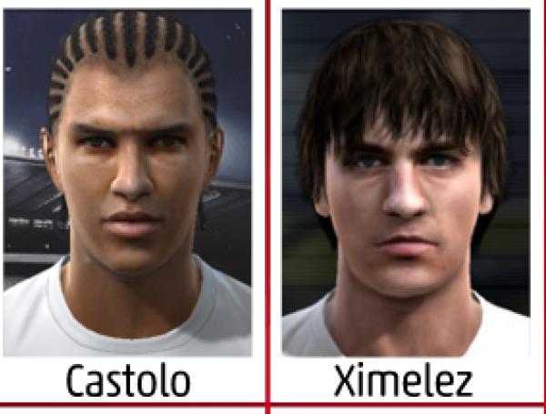 Castolo, Minanda, Ximenez y los cracks de Winning Eleven