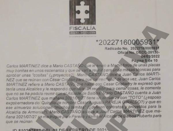 Mario Castaño: el otro poderoso político mencionado en el expediente