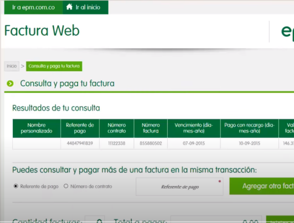 Factura EPM: así puede descargar y pagar en línea