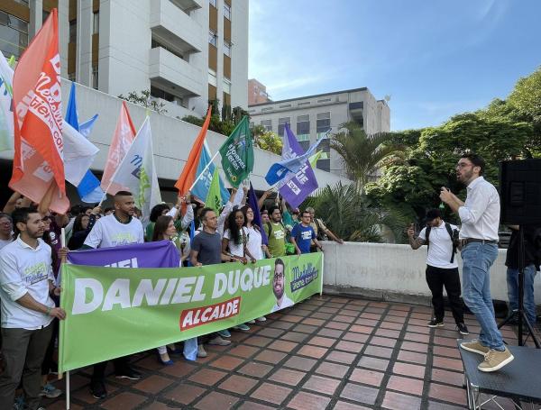 El concejal verde Daniel Duque renunció a su candidatura a la alcaldía ...