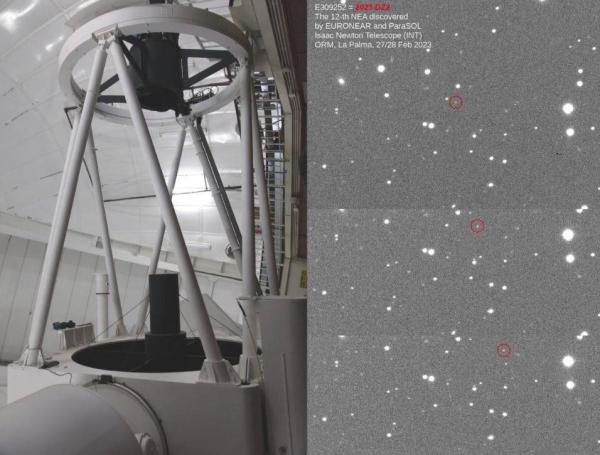 Asteroide 2023 DZ2: mide 40 metros y cruza su órbita con la Tierra ...