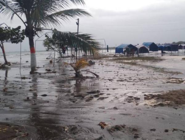 Atención: hay mar de leva en todo el Caribe y las playas están cerradas