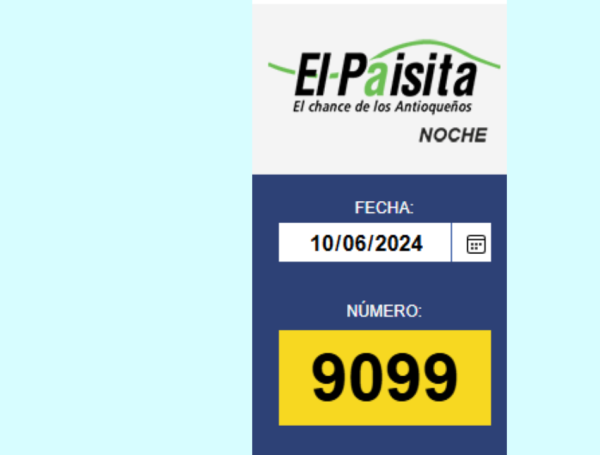 ¿Ganó con este sorteo? Resultados de El Paisita Día y Noche del lunes ...