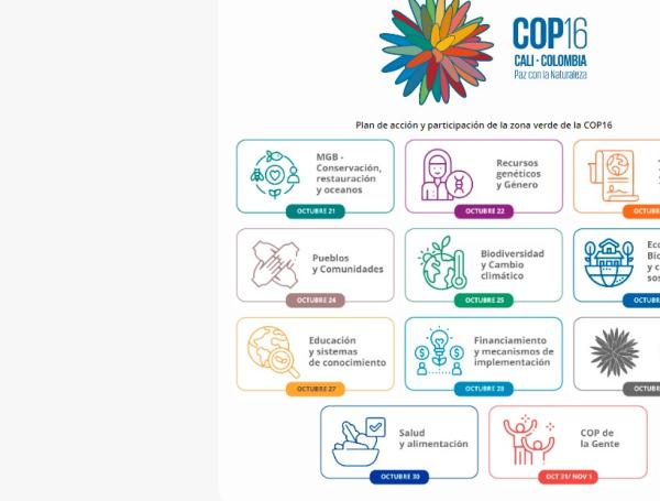 Programación de la COP16 en Cali | Estos son los links para que vea la ...
