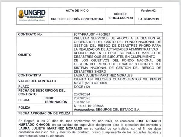 UNGRD: habla contratista cuestionada por tener cuenta de OnlyFans