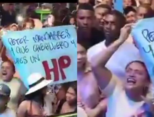 Video: mujer agredió verbalmente al cantante Peter Manjarrés en medio ...