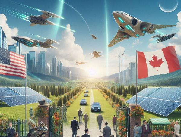 ¿Cómo será la frontera de Canadá - Estados Unidos en 80 años, según la ...