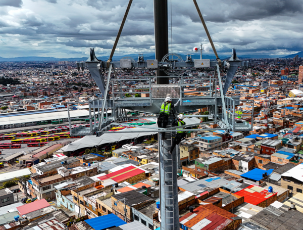 Finalizó el izaje de las 21 torres del TransMiCable de San Cristóbal ...