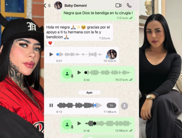 Este fue el último audio que envió la influencer 'Baby Demoni' horas ...