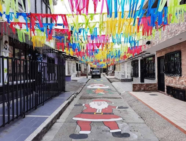 ¿Es legal pintar las calles del barrio de Navidad en Colombia? La ley ...