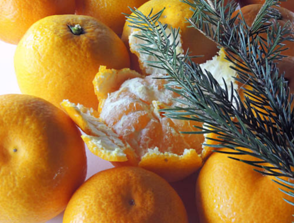 Beneficios de hornear cascaras de mandarina con romero