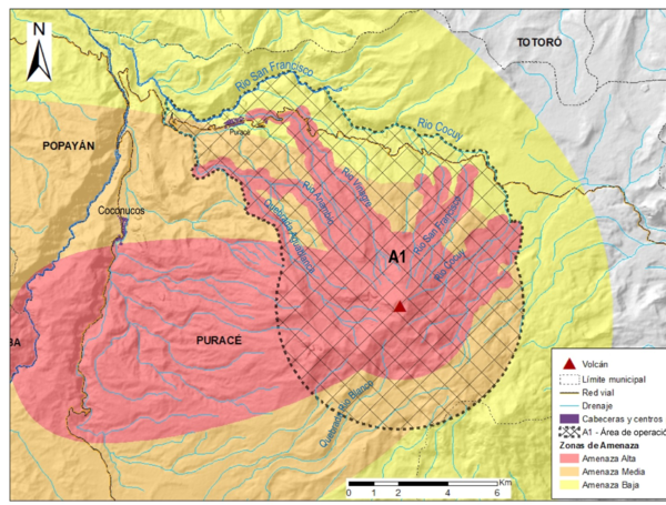 Volcán Puracé: temblores, columnas de humo y cenizas de 800 metros de ...