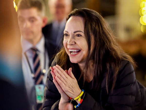 Las palabras de Marta Lucía Ramírez tras la aparición de María Corina Machado en Oslo: 'Gloria ...