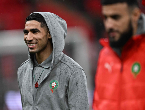 Achraf Hakimi, el jugador marroquí que se lesionó tras una fuerte ...