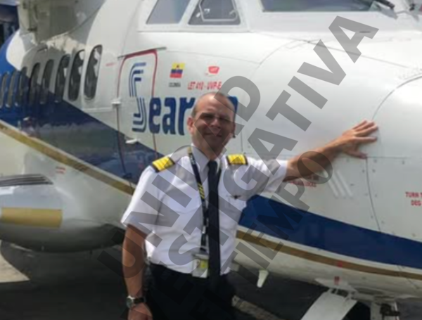 Habla esposa del capitán Vanegas, el piloto del avión de Satena ...
